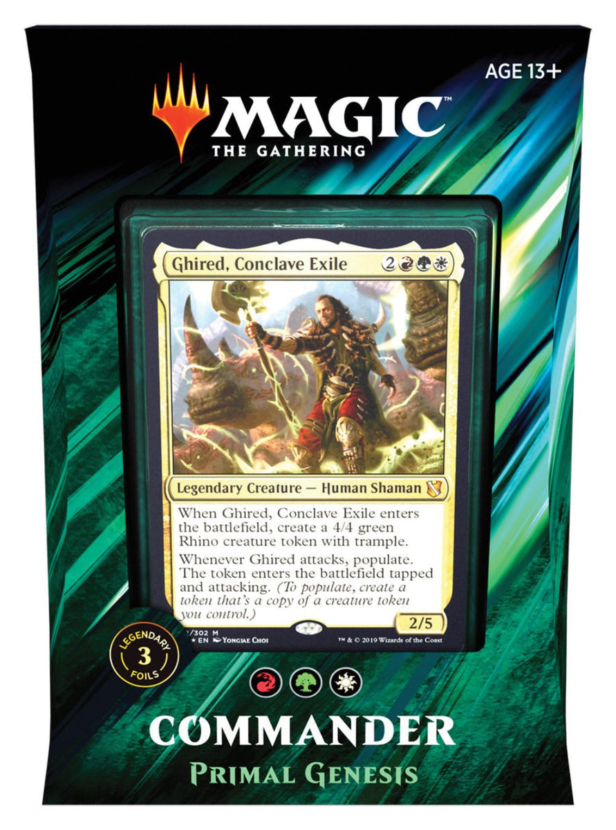 Commander 2019 - Primal Genesis Deck - englisch – Battle Bear Trading ...