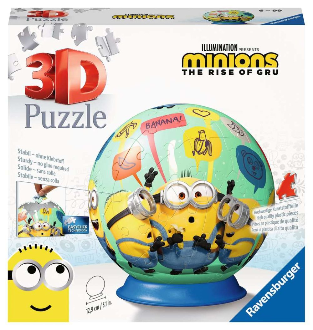 3D Puzzle-Ball - Minions 2 – Battle Bear Trading Cards & Games