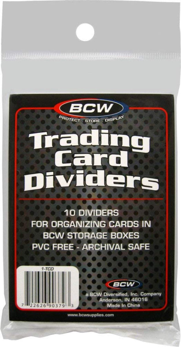 BCW Trading Card Dividers – Battle Bear Trading Cards & Games