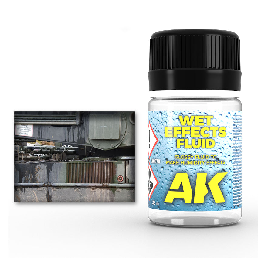 AK Interactive Wet Effect Fluid – Realistische Nasseffekte für Modelle