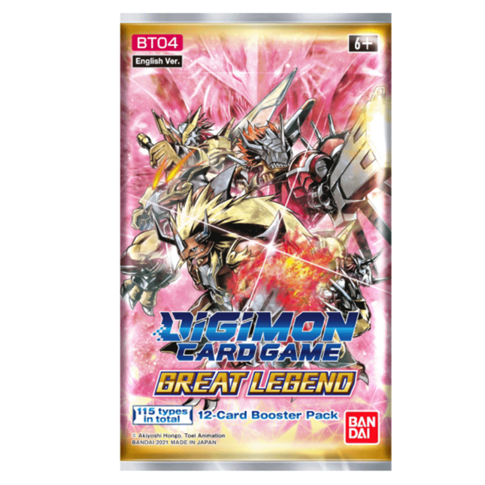 Digimon Card Game - Great Legend Booster BT04 - EN – Battle Bear ...