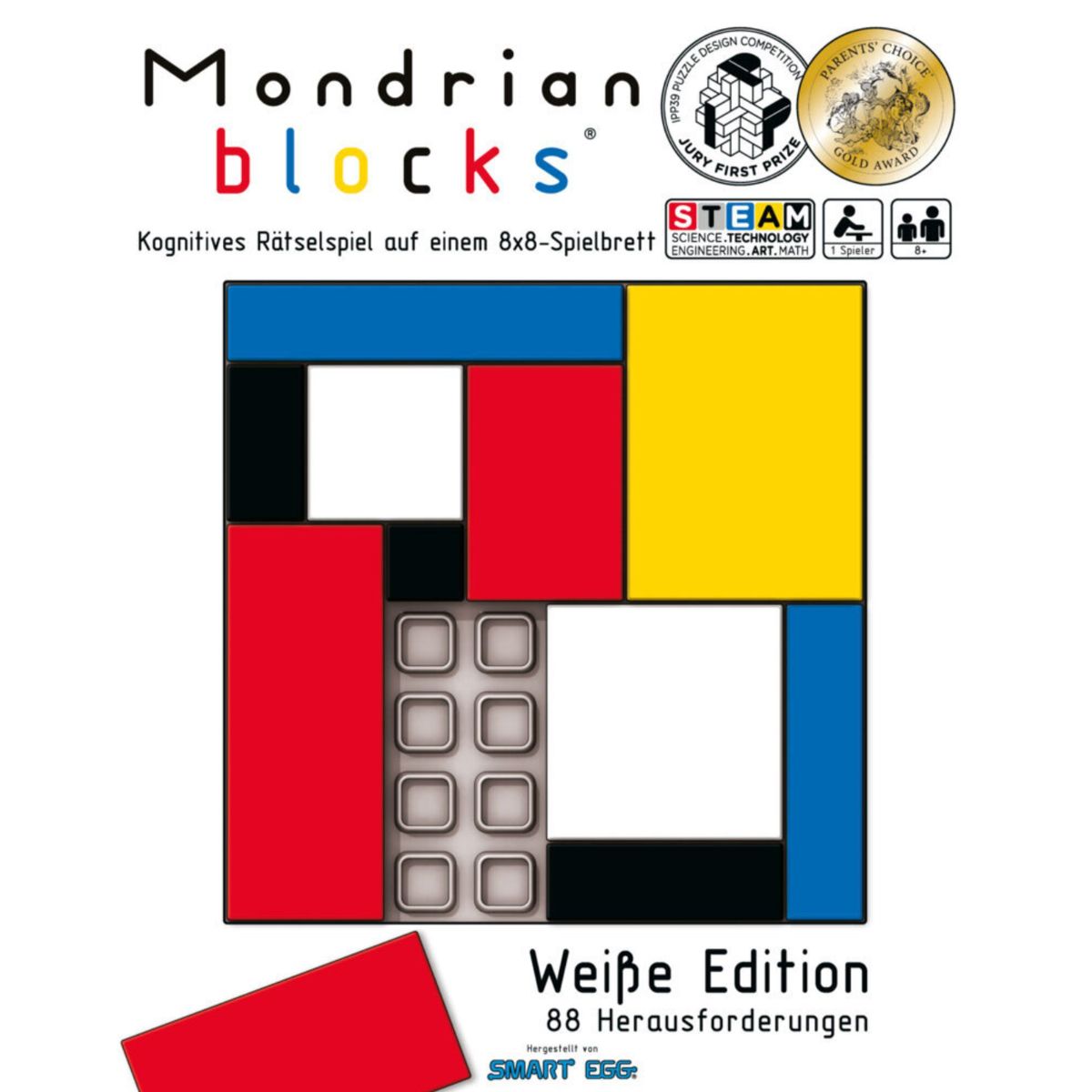 Mondrian Blocks: Weiße Edition – Battle Bear Trading Cards & Games