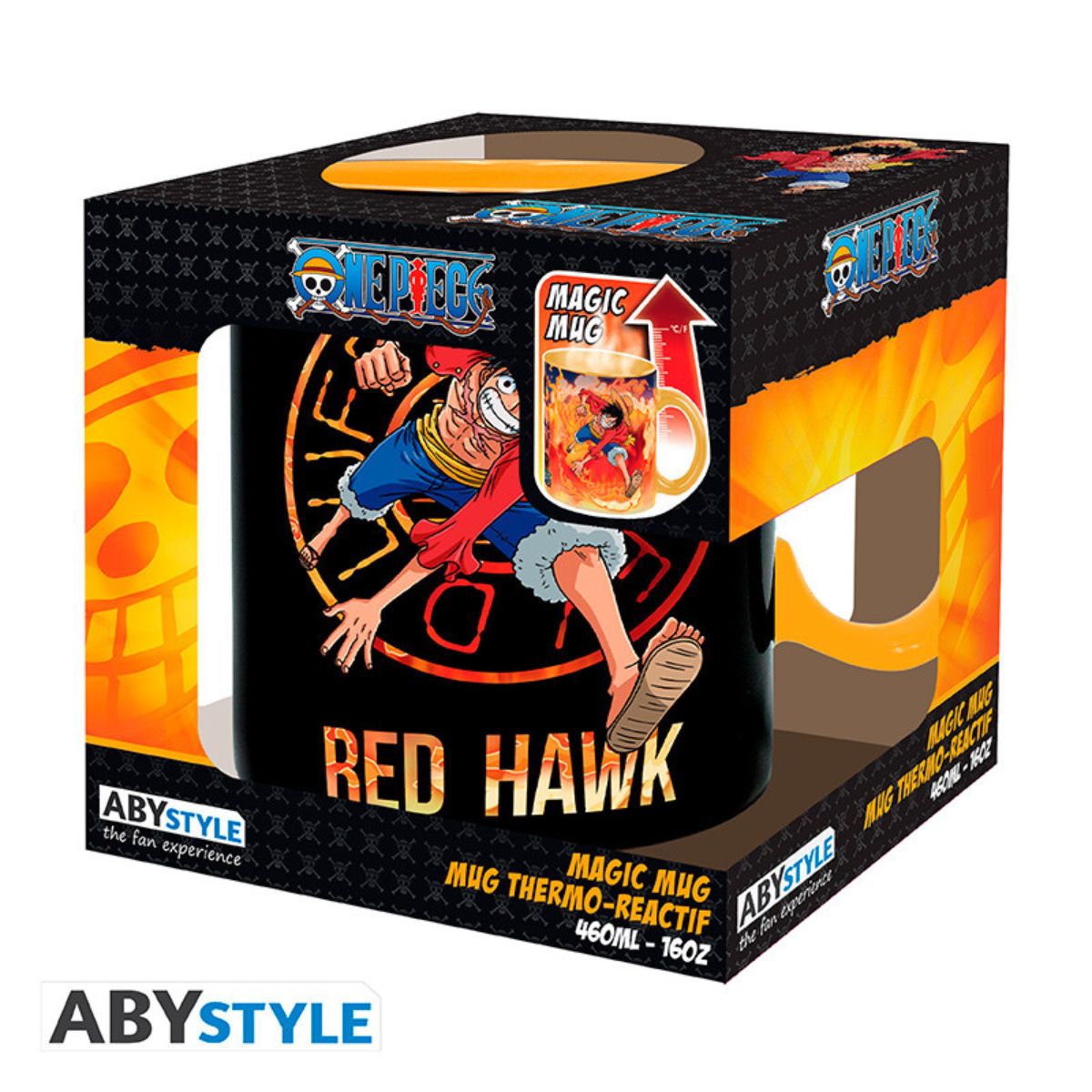One Piece Mug Heat Change 460 ml Luffy & Sabo-Cardboard Box – Battle ...