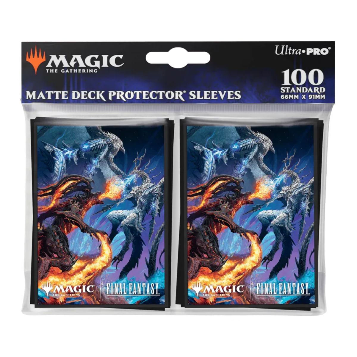 Ultra Pro Deck Protector Sleeves Matte Final Fantasy Bahamut & Ifrit ...