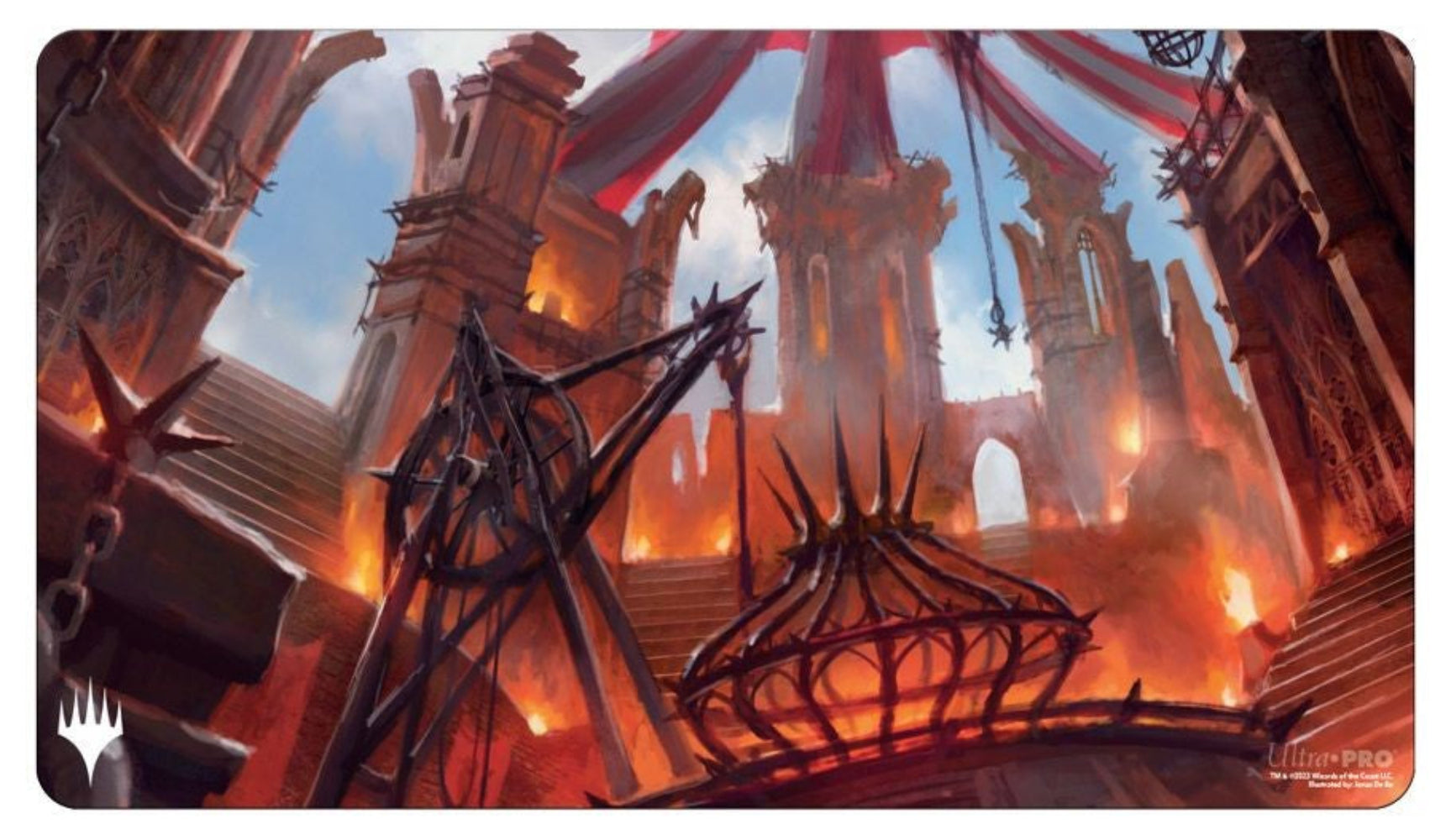 Ultra Pro Ravnica Remastered Playmat from the Cult of Rakdos for Magic
