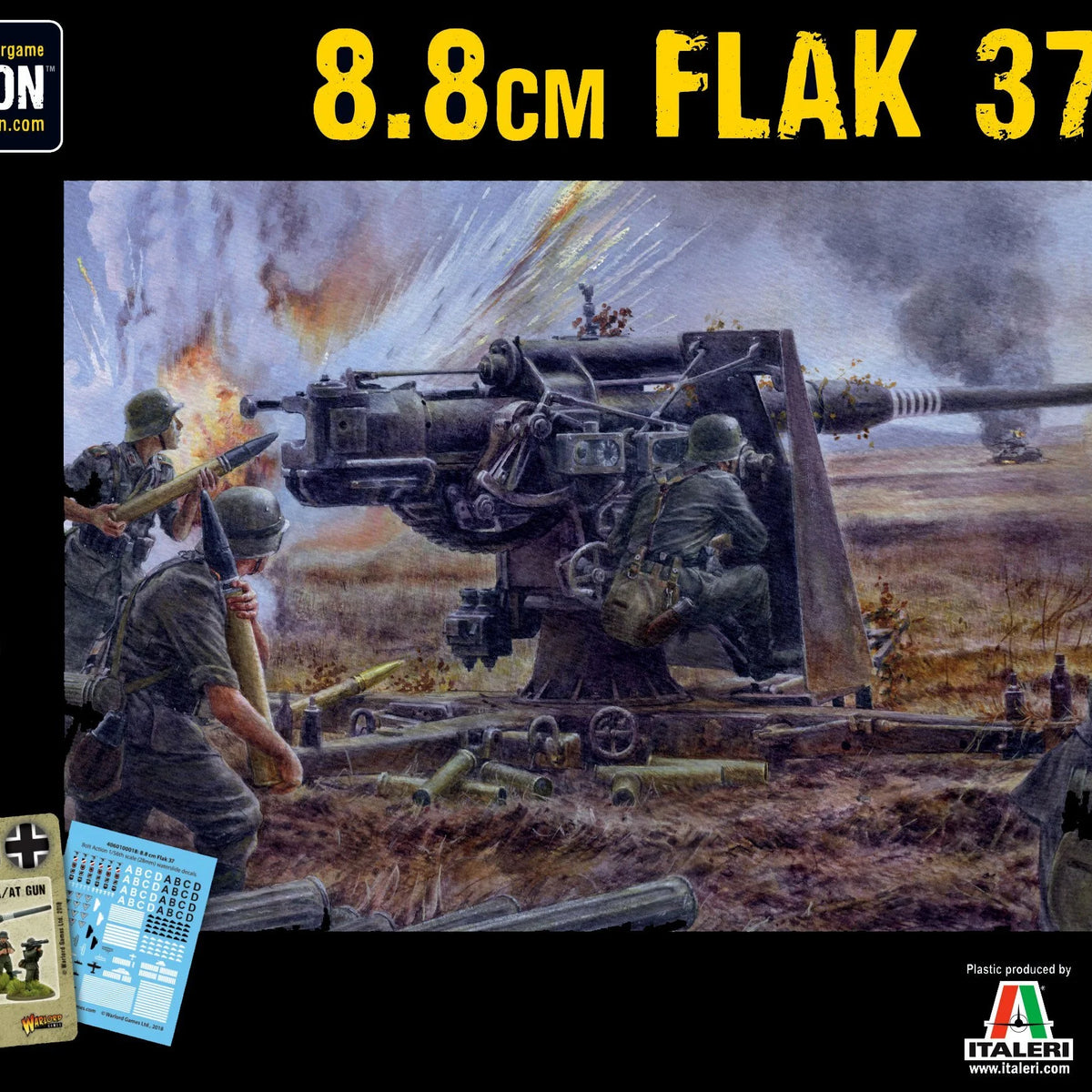 Bolt Action–8.8cm Flak 37 Anti-Aircraft/Anti-Tank Kanone + Besatzung ...