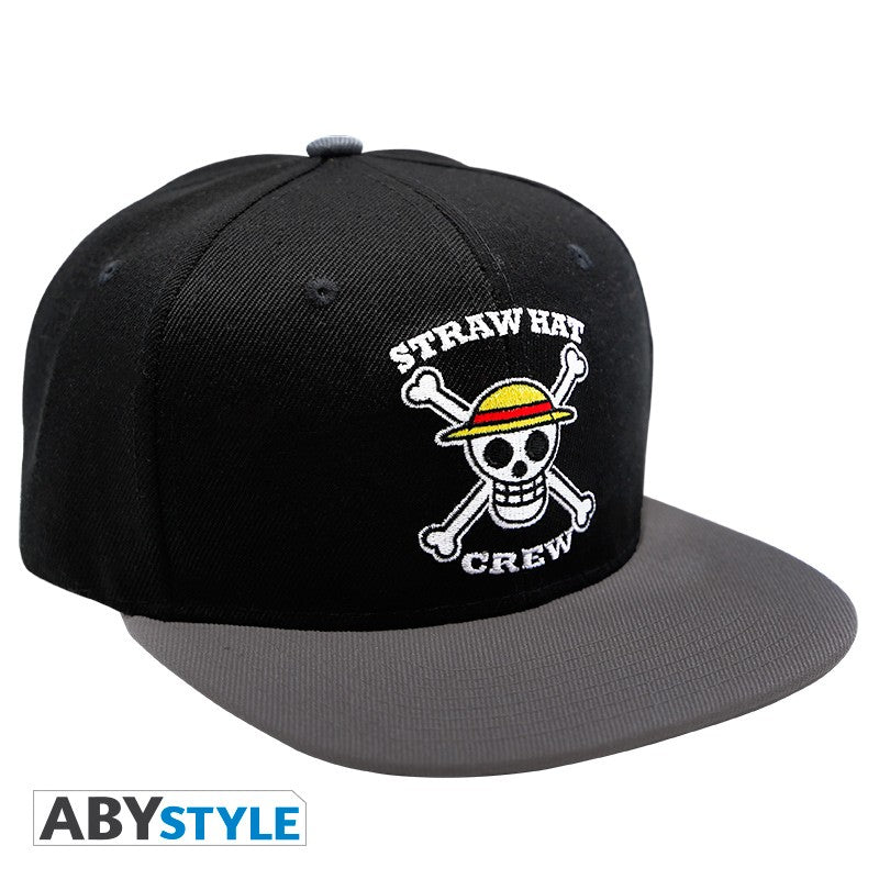 ONE PIECE - Snapback Cap - Black & Grey - Skull – Battle Bear Trading ...